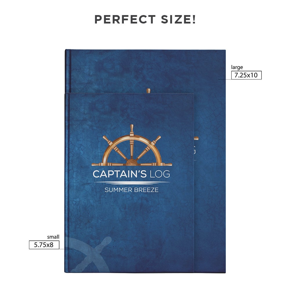 Custom Yacht Log Book Personalized Captain's Log Boating - Etsy