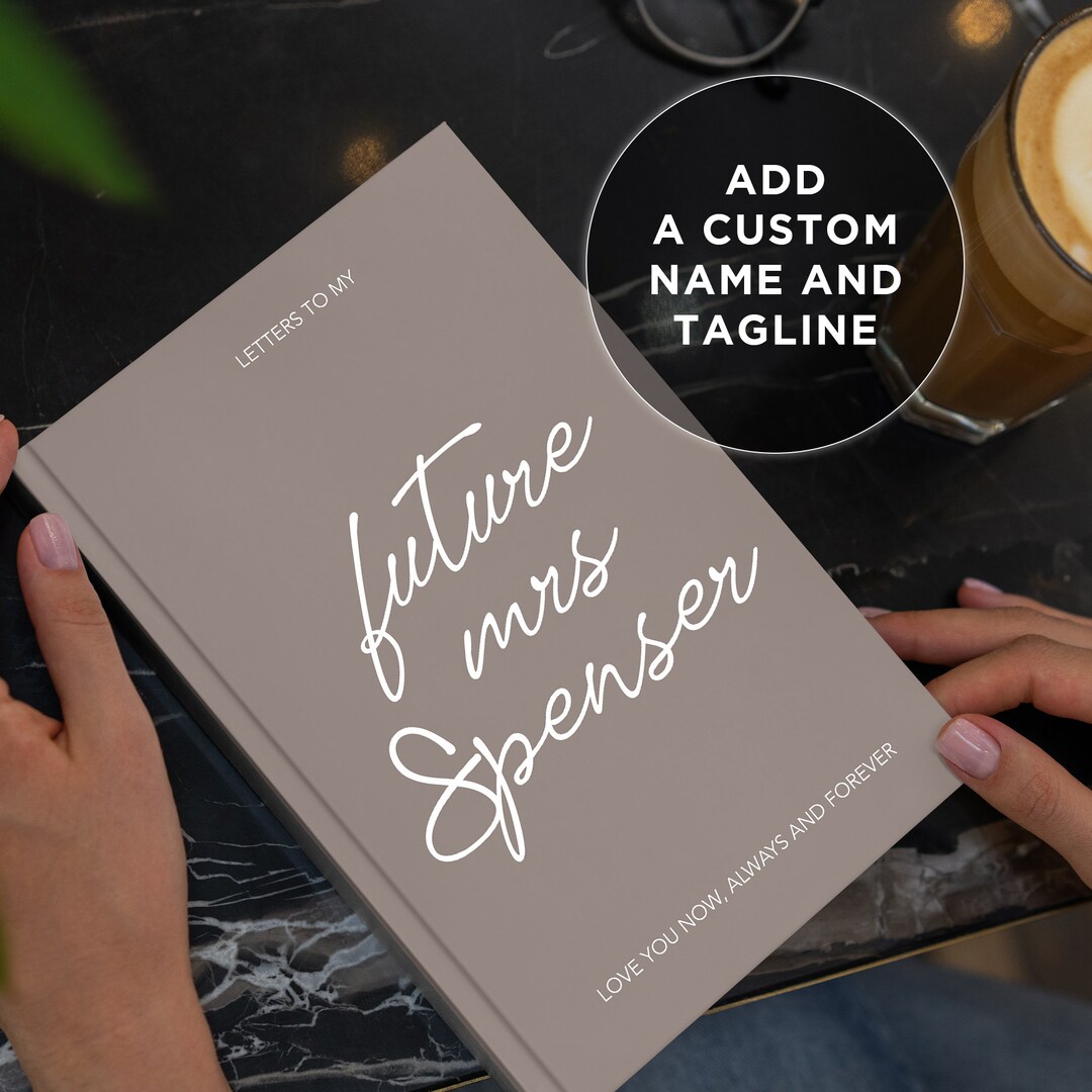 Personalized Letters to My Future Wife, Love Letters Hardcover Journal ...