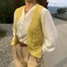 Mustard Vest - Etsy
