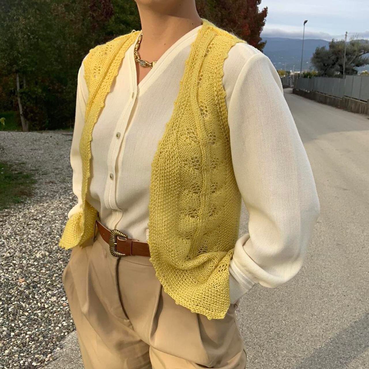 Mustard Vest - Etsy