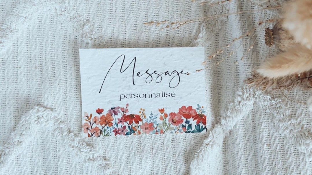 Personalized Planting Card Planting Card Message Planting - Etsy