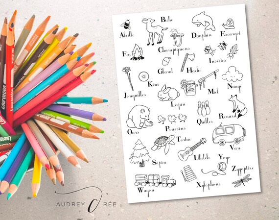 Children's Primer Learn the Alphabet Alphabet | Etsy