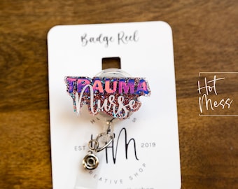 Trauma Nurse Badge Reel - Etsy
