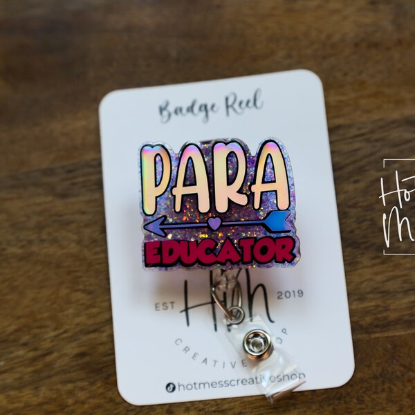 Paraprofessional Badge Holder - Etsy