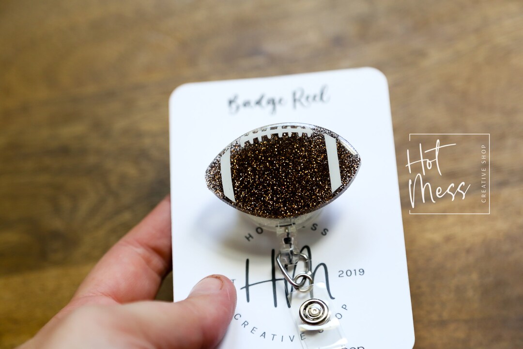 Football Badge Reel, Soccer Coach Badge Reel, Sports Coach Badge Reel ...