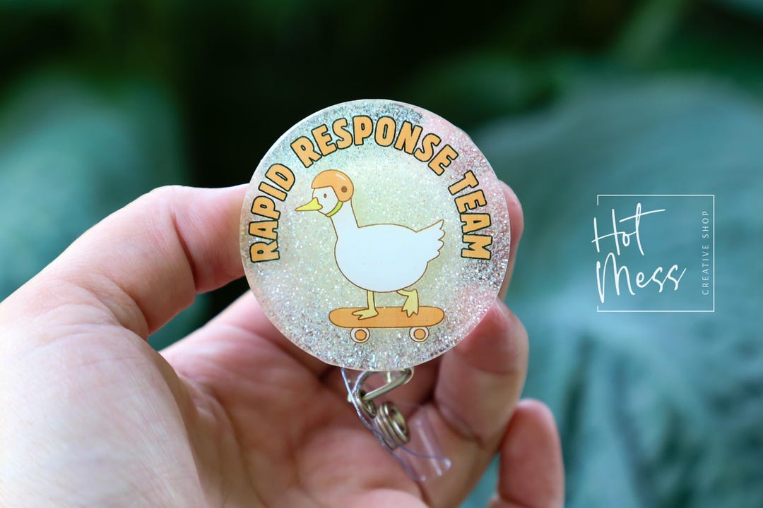 Rapid Response Team, Silly Goose Badge Reel, Interchangeable Badge Reel ...