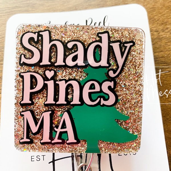 Shady Pines Keychain - Etsy