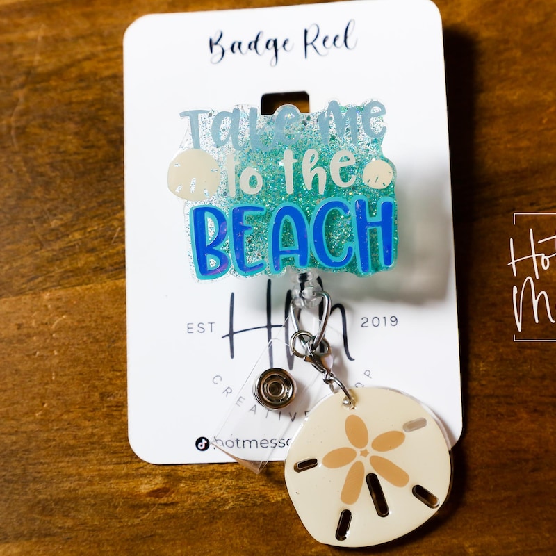 Beach Badge - Etsy