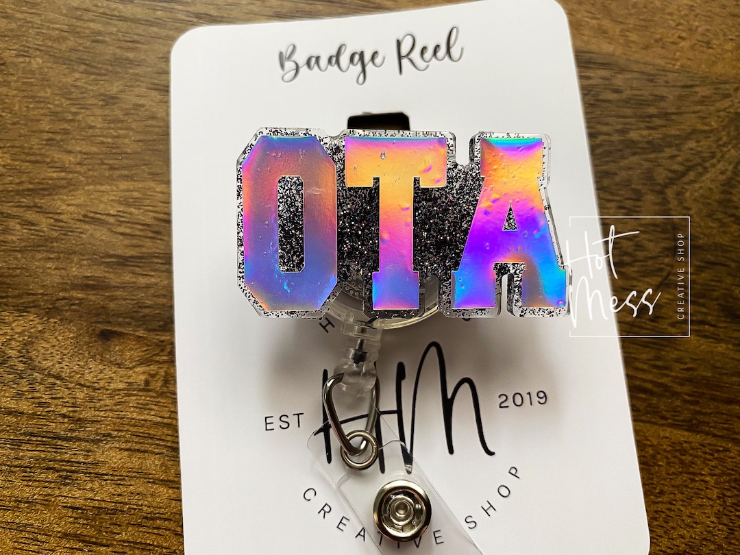 OTA Badge Reel, OTA ID Holder, Occupational Therapy Assistant ...