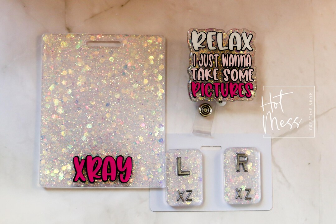 Radiology Badge Set, Rad Life ID Holder, Xray Marker Gift - Etsy