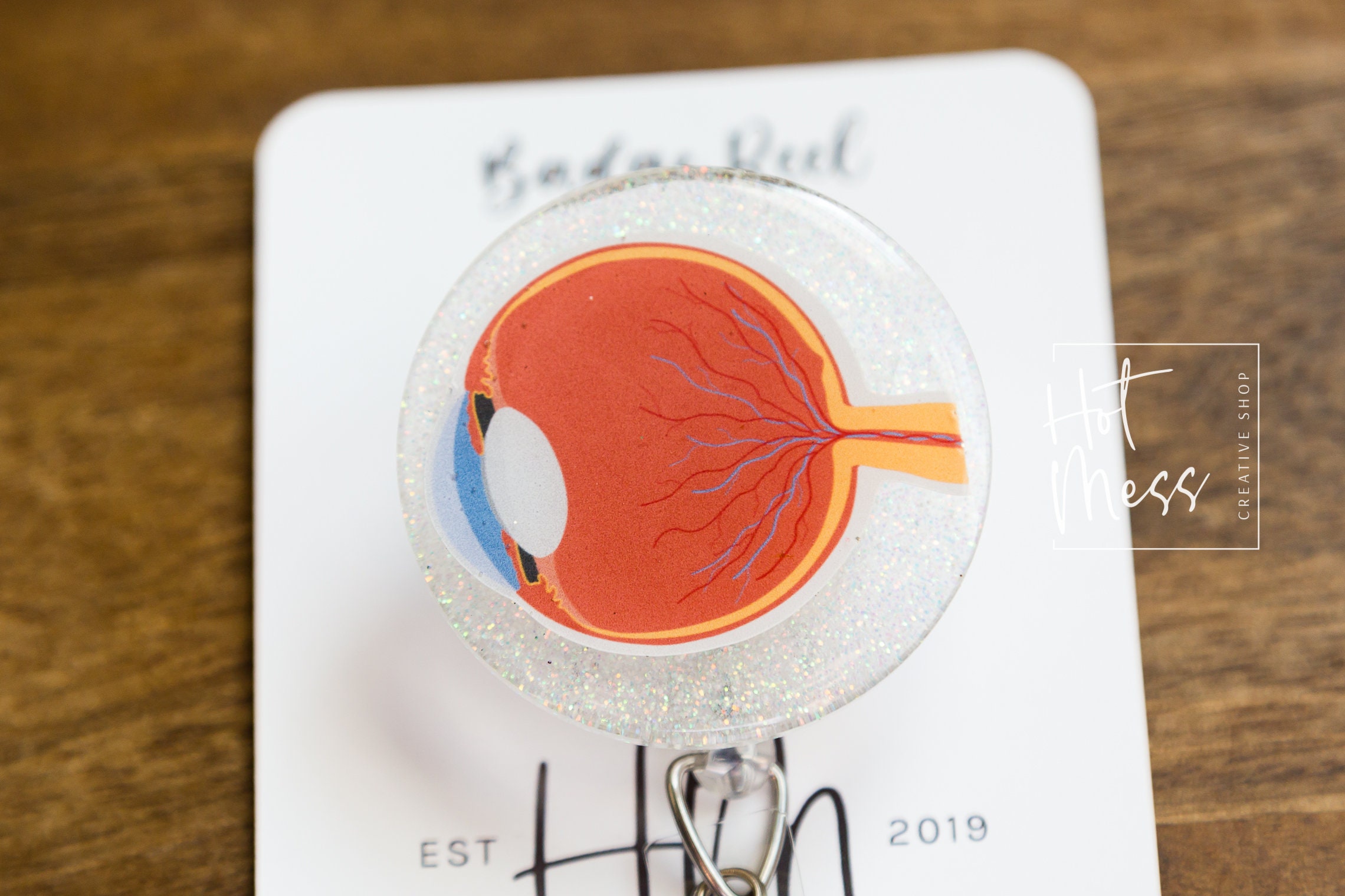 Anatomical Eye Badge Reel Ophthalmology Optometrist Doctor - Etsy