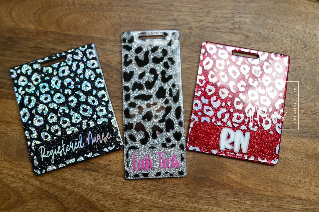 Leopard Print Badge Buddy - Etsy