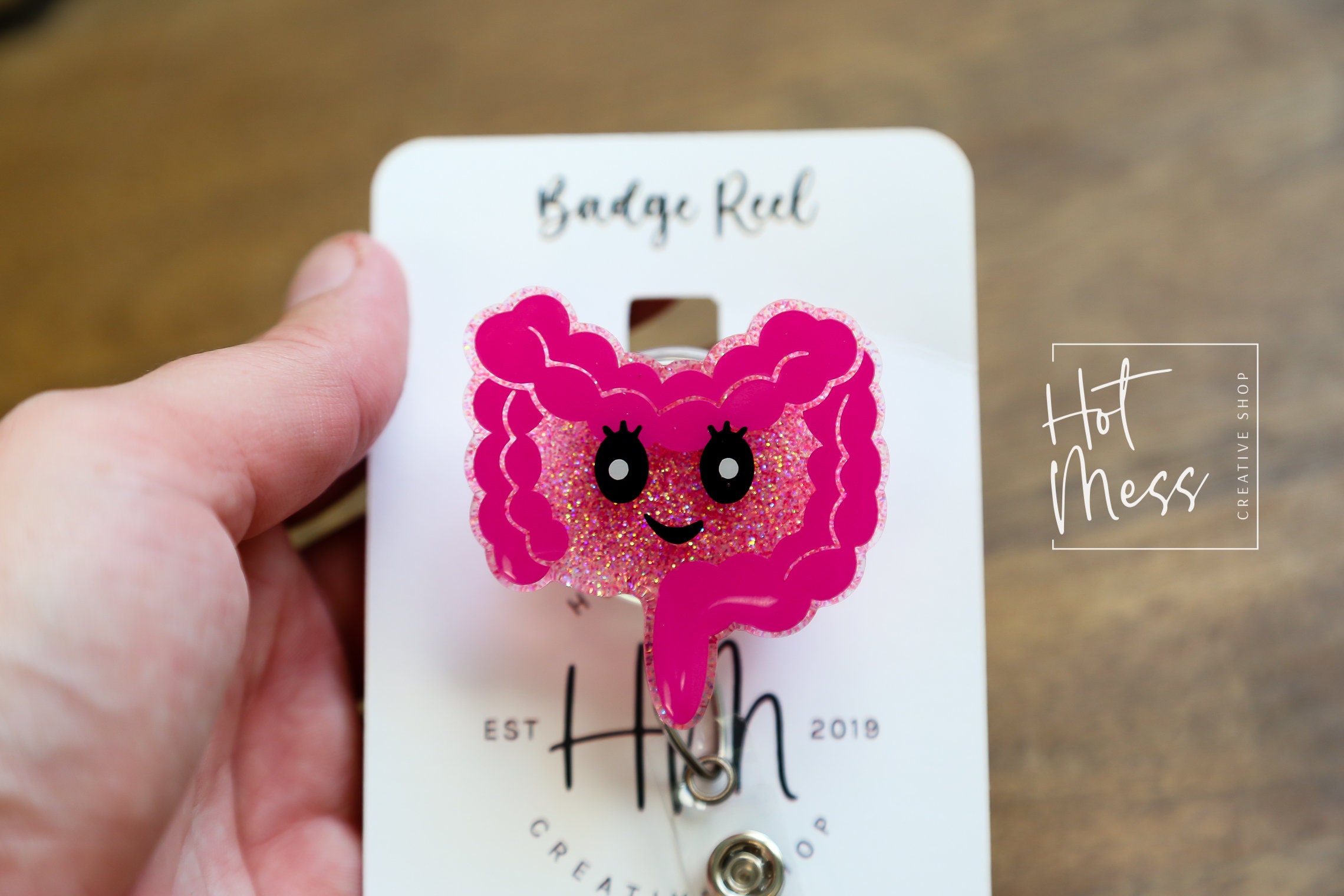 Intestines Badge Reel, GI Id Holder, GI Nurse ID Holder ...
