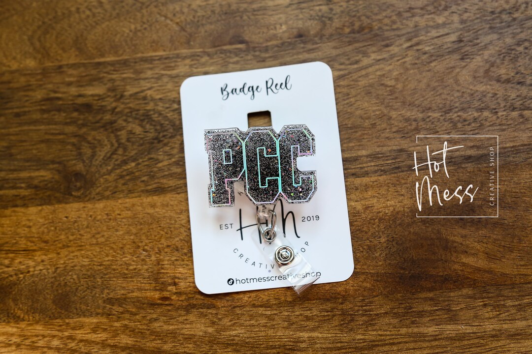 PCC Badge Reel, Patient Centered Care Badge Reel, Retractable Badge ...