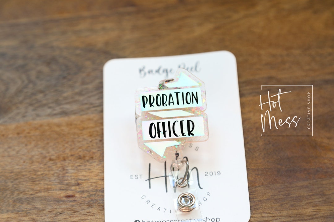 Probation Officer Badge Reel, Corrections Officer ID Holder ...
