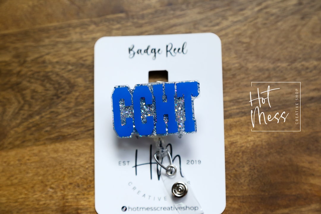 CCHT Badge Reel, Medical Badge Reels, Certified Clinical Hemodialysis ...