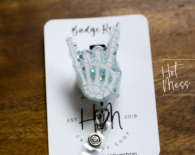 Holographic Ribcage Badge Reel Xray Badge Reel Nurse Badge Radiology ...