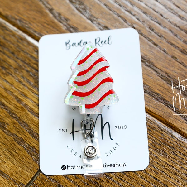 Christmas Badge Reel - Etsy