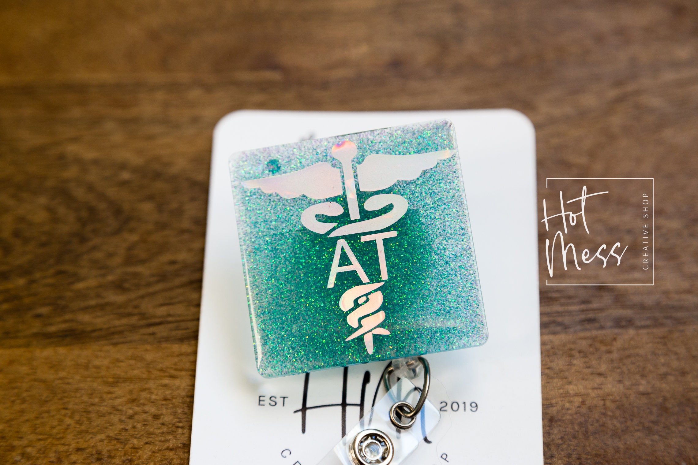 Athletic Trainer Badge Reel, Funny Badge Reel, RN ID Holder ...