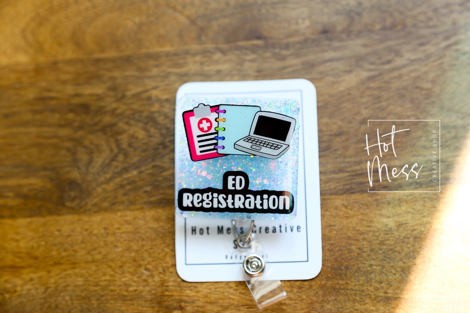 ED Registration Badge Reel, Office Badge Reel, ER Id Holder, ED ...