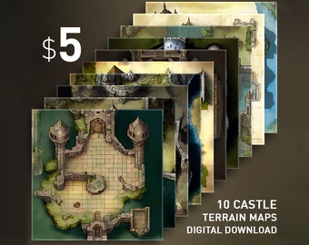 Castle Terrain - Etsy