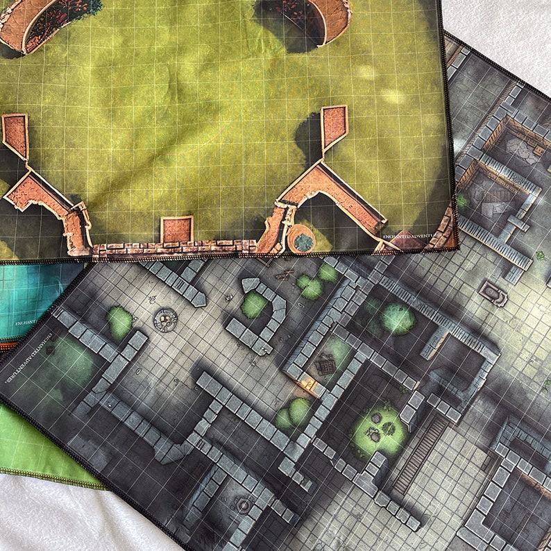 Dnd Cloth Battle Map Colosseum Size L/M/S - Etsy