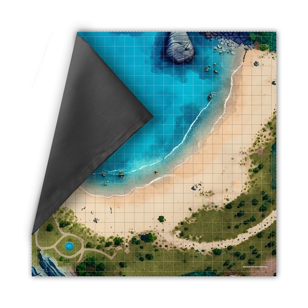 Beach Battle Map Bundle Dnd Battle Map Digital Map Dnd Map Downloaddnd ...
