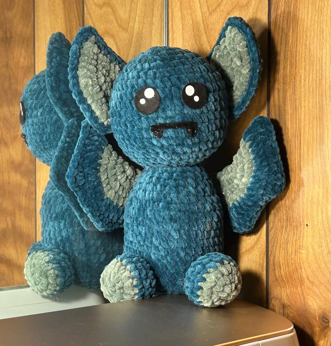 Pattern ONLY! Bat Plush Crochet Pattern, Bat Crochet Pattern, Bat ...