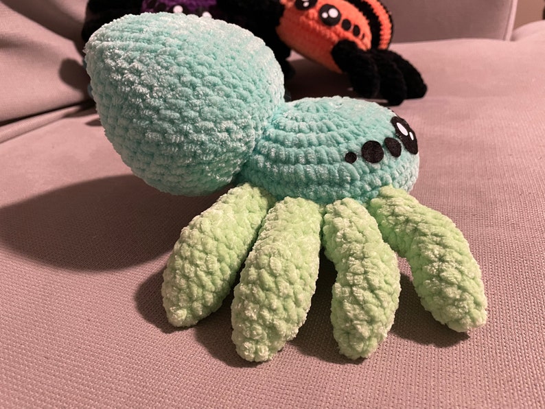 Custom Chunky Spider Plushie, Spider Stuffed Plush Animal, Handmade ...