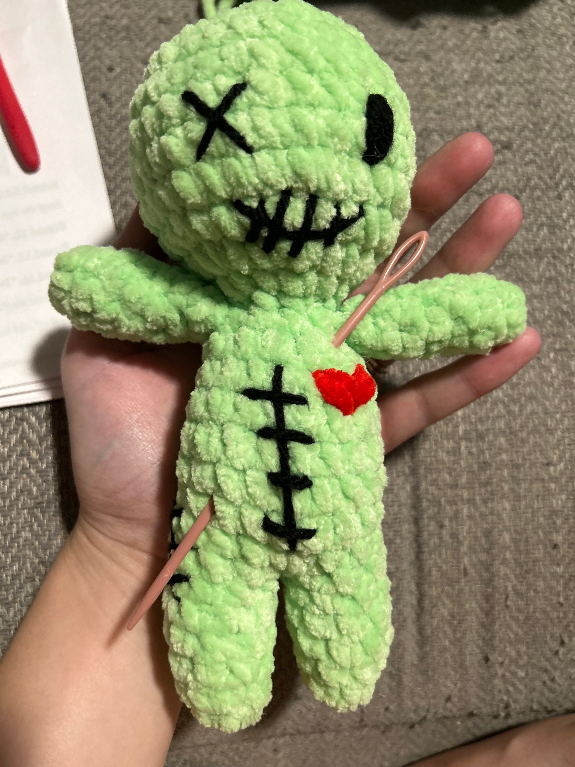 Voodoo Doll Plushie, Hangmade Stuffed Voodoo Doll, Custom Voodoo Doll ...