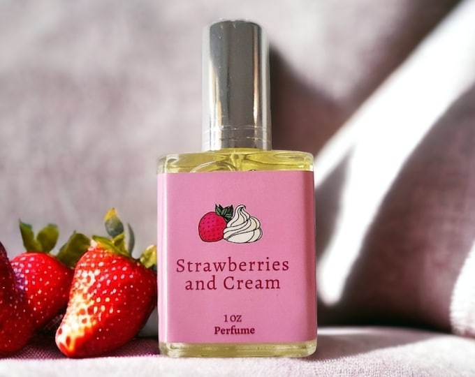 Strawberries and Cream Perfume - Strawberry Scented Perfume - Sweet ...