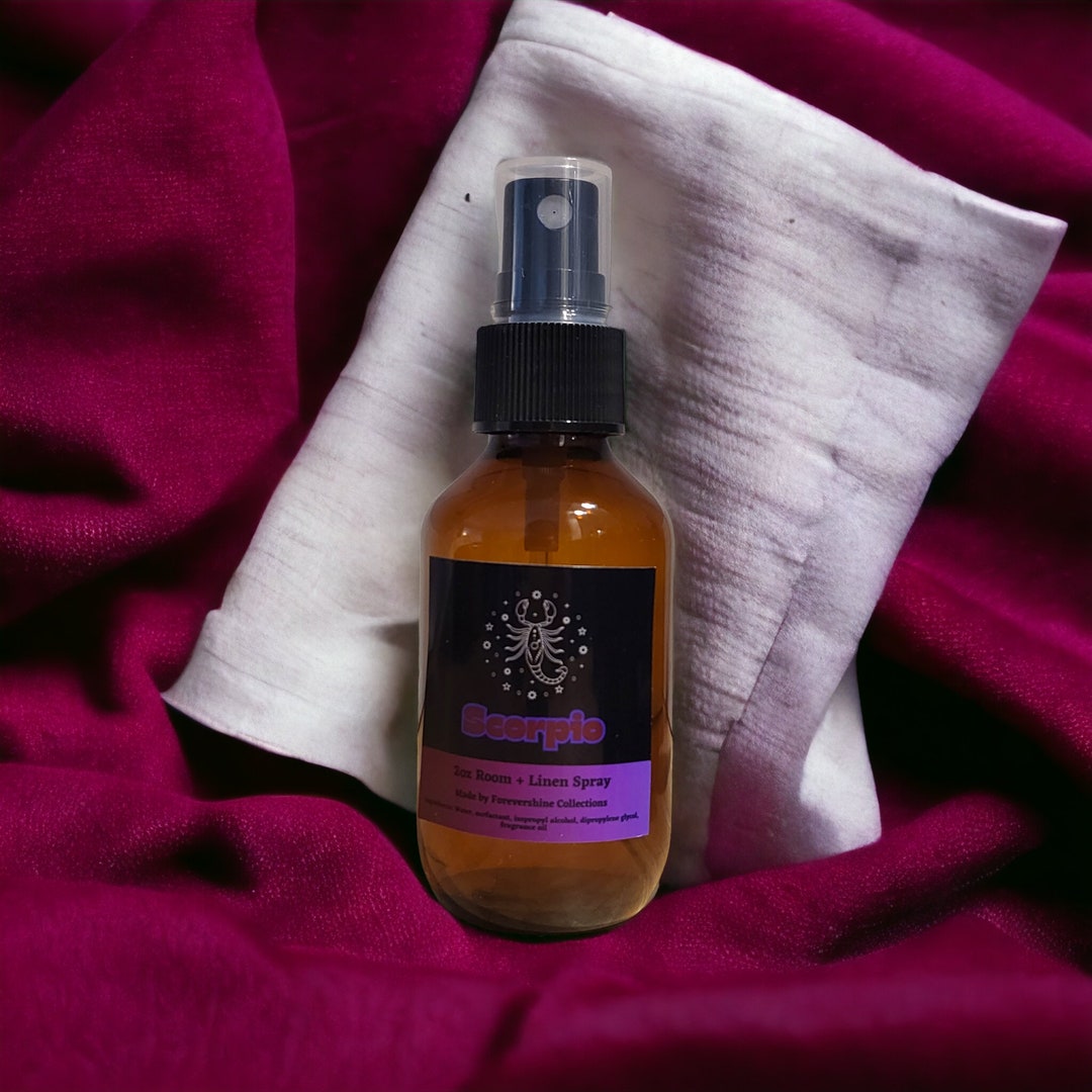 Scorpio Zodiac Room Spray: Sensual Amber, Vanilla Scent (2oz) - Etsy