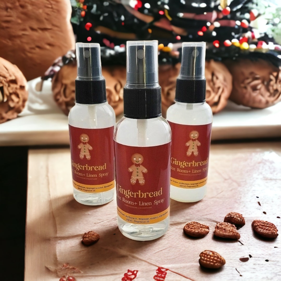 Gingerbread Room Spray - Gingerbread Scented Spray - 2oz Christmas Room ...