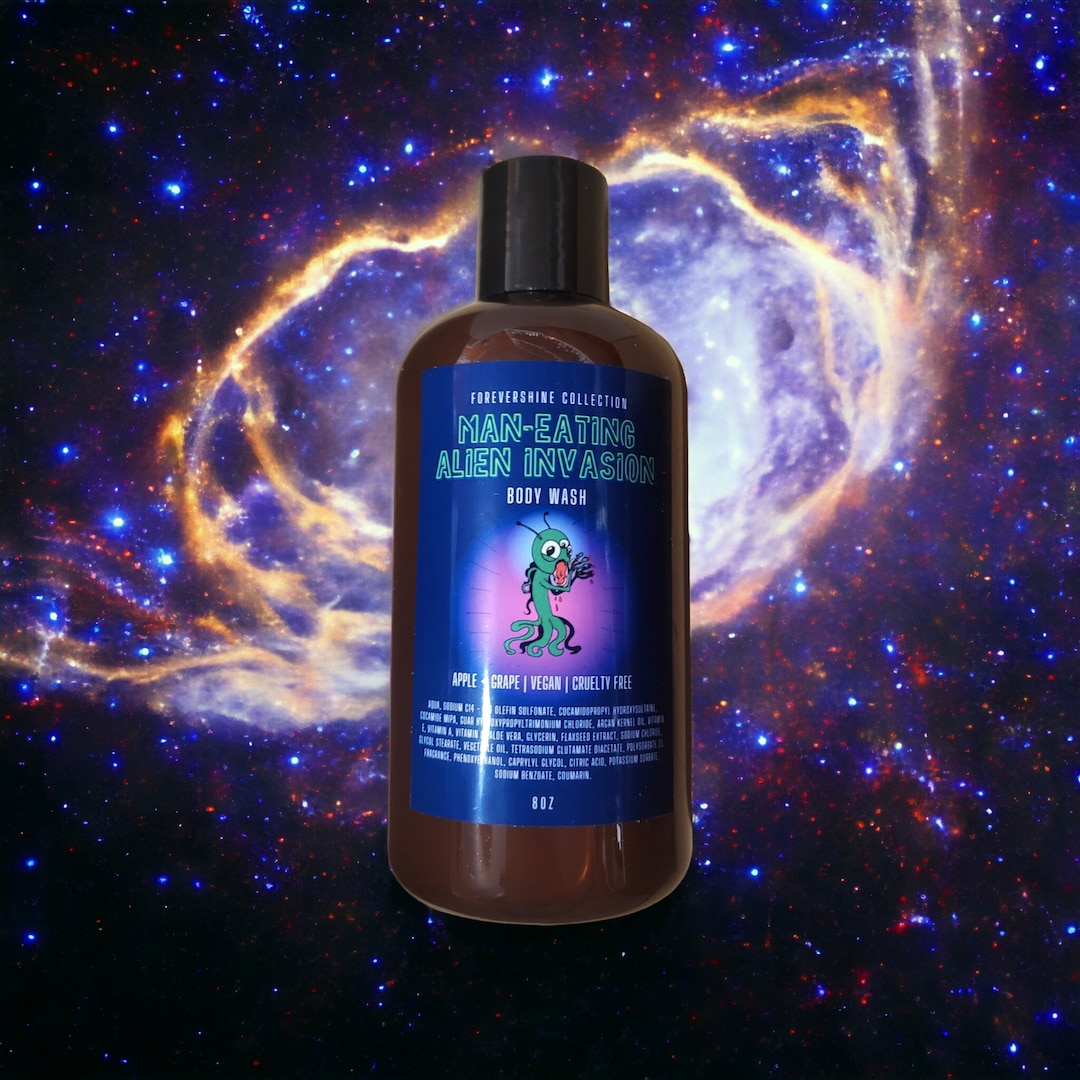 Man-eating Alien Invasion Body Wash - Lime and Grape Scented Alien Soap ...