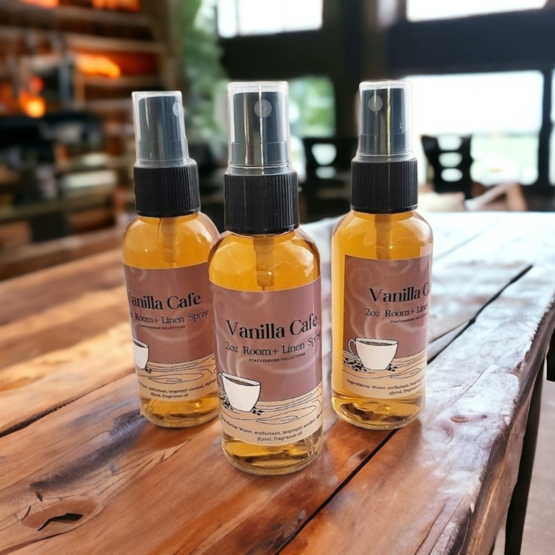 Vanilla Cafe Room Spray Coffee Scented Spray 2oz Coffee Room Spray Air ...