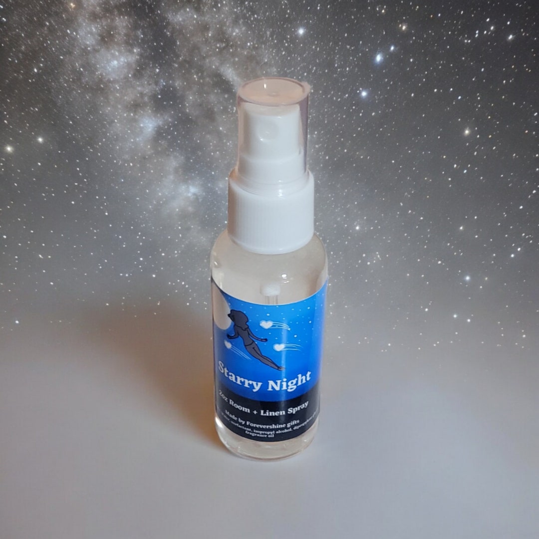 Starry Night Room Spray: Bergamot, Coconut, Teakwood (2oz) - Etsy