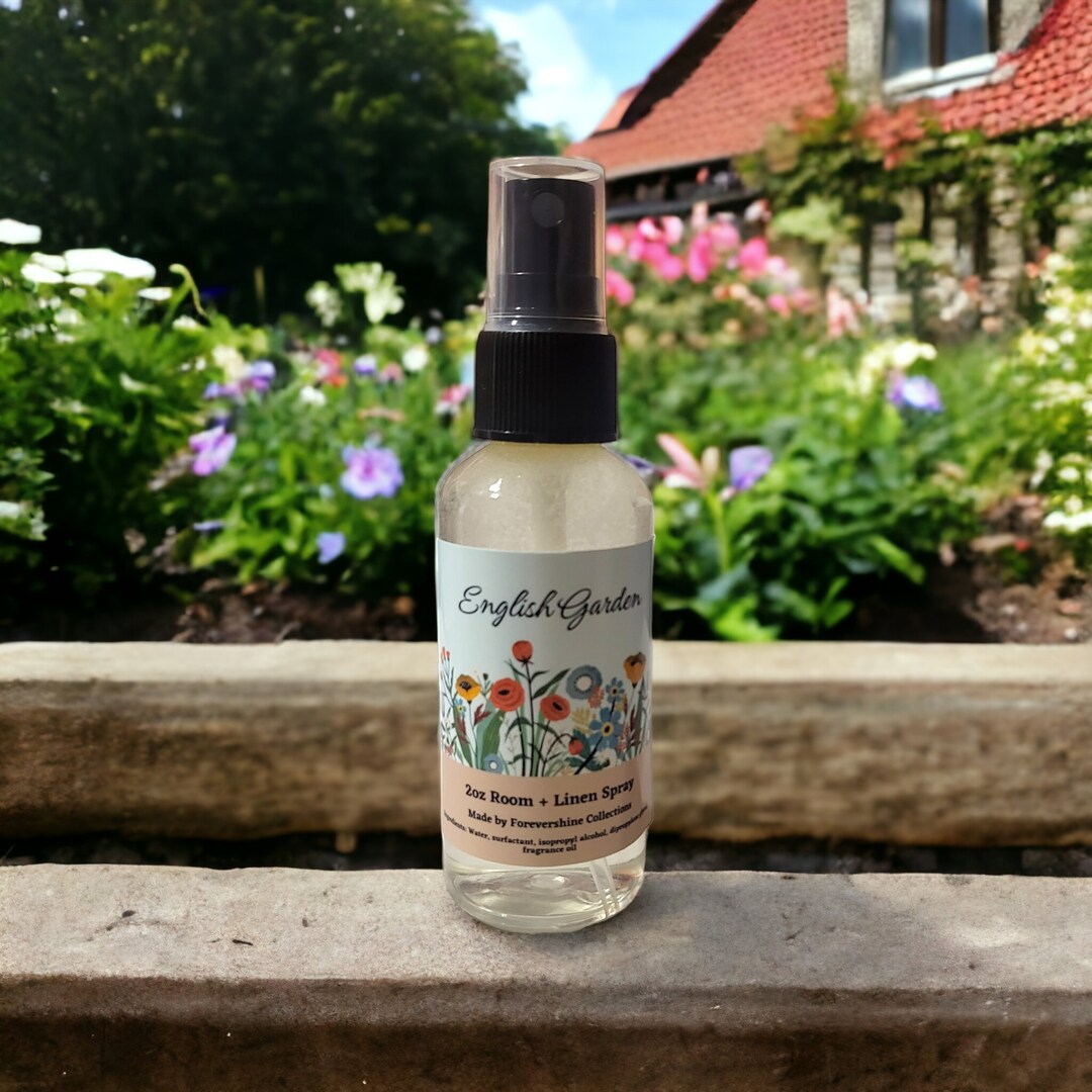 2oz English Garden Room Spray - Floral Scented Spray - Linen Room Spray ...