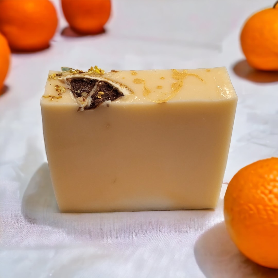 Orange and Cream Soap Bar - Moisturizing Soap Bar - Triple Butter Soap ...