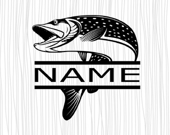Northern pike svg | Etsy