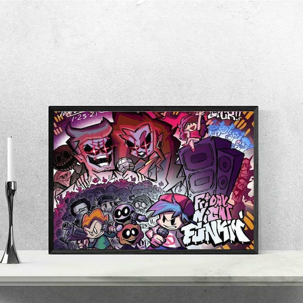 Friday Night Funkin Poster - Etsy