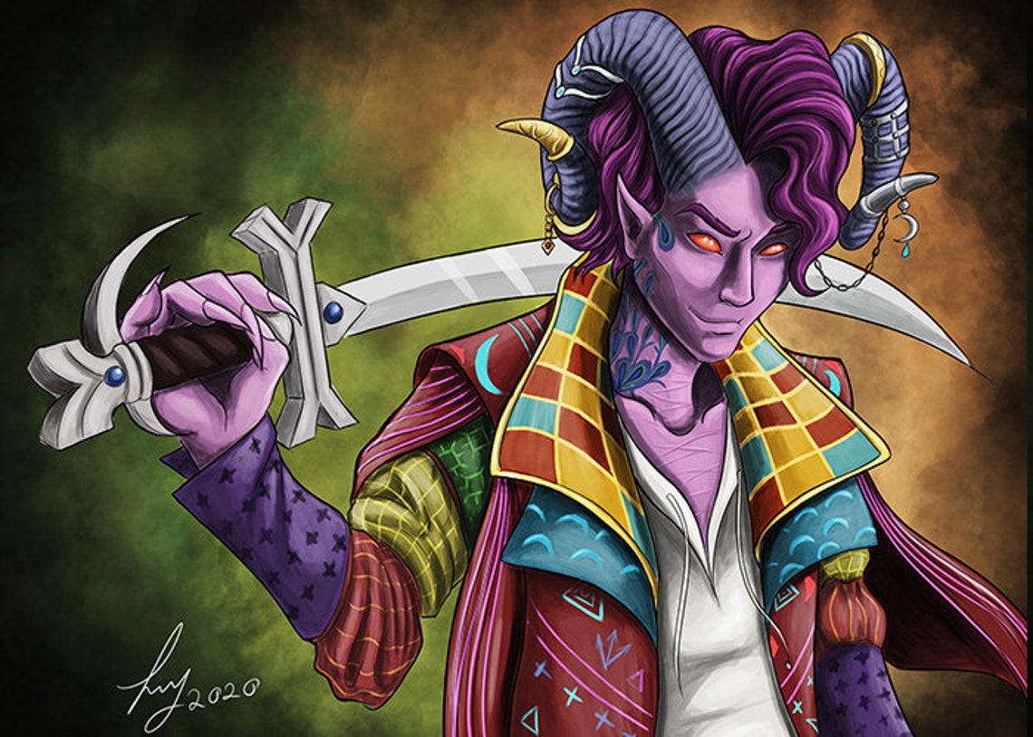 Mollymauk Critical Role 5X7 Print | Etsy