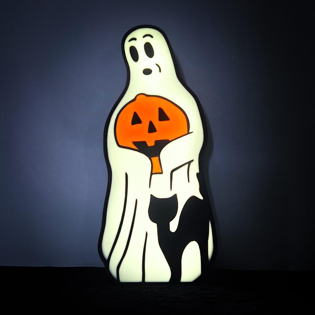 Vintage Halloween Lamp - Ghost • Gothic Home Decor • 3D Printed - Etsy