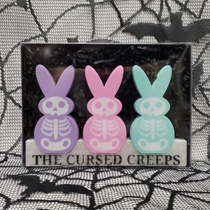 The Cursed Creeps - Pastel Easter Skeletons • Easterween Decor • 3D Printed - Etsy