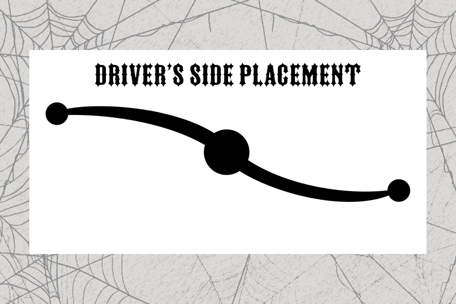 Landau Bars Pair Hearse Permanent Car Vinyl Decals Set of 2 - Etsy