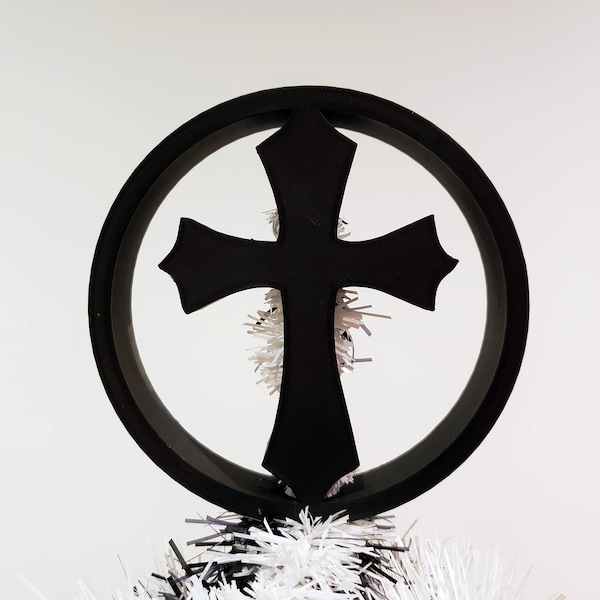 Lighted Cross Tree Topper - Etsy