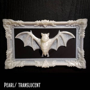 Bat Frame Wall Art • Gothic Home Decor • 3D Printed - Etsy