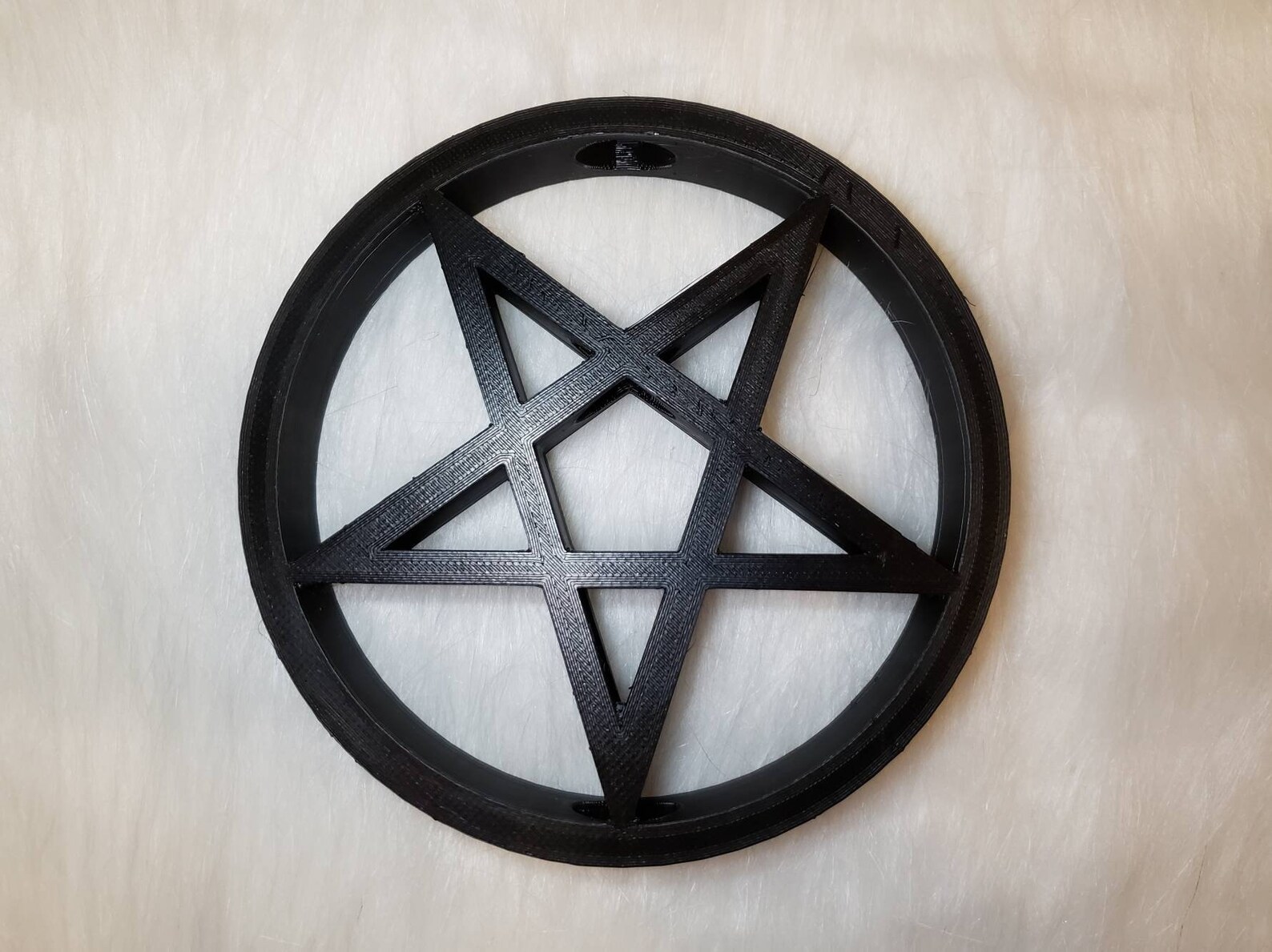 Pentagram Tree Topper Pentacle Reversible Gothic Holiday - Etsy