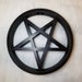 Pentagram Tree Topper Pentacle Reversible • Gothic Holiday Home Decor ...