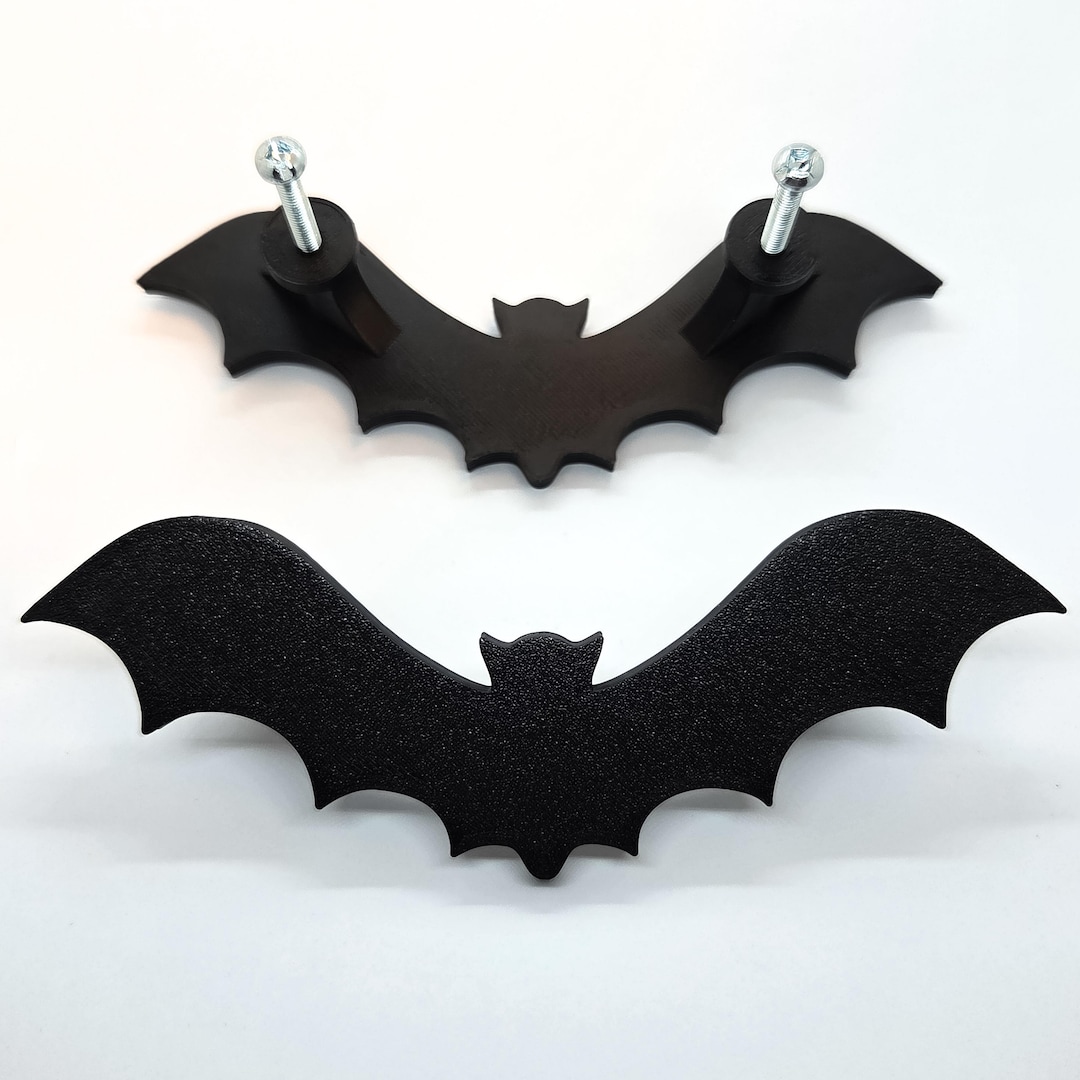 Bat Drawer Pull • Gothic Home Hardware Decor • 3D Printed - Etsy