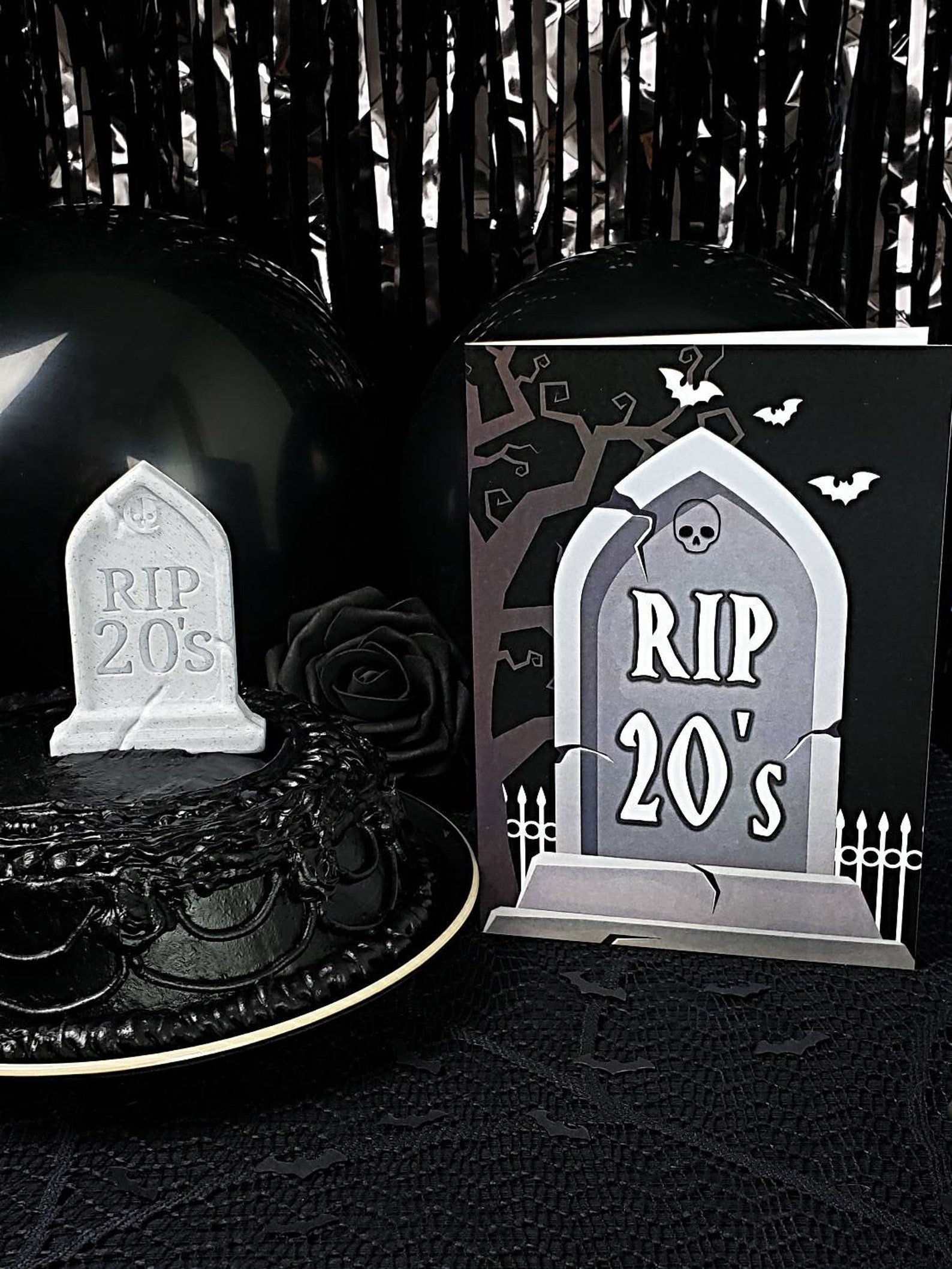 RIP 20s 30s 40s 50s 60s 70s 80s 90stombstone Cake Topper / - Etsy